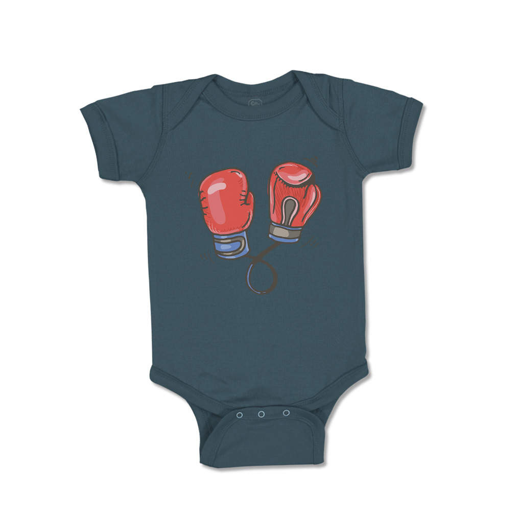 Baby Bodysuit Baby Bodysuit Boxing Gloves Sports Boxing Boy & Girl Baby ...