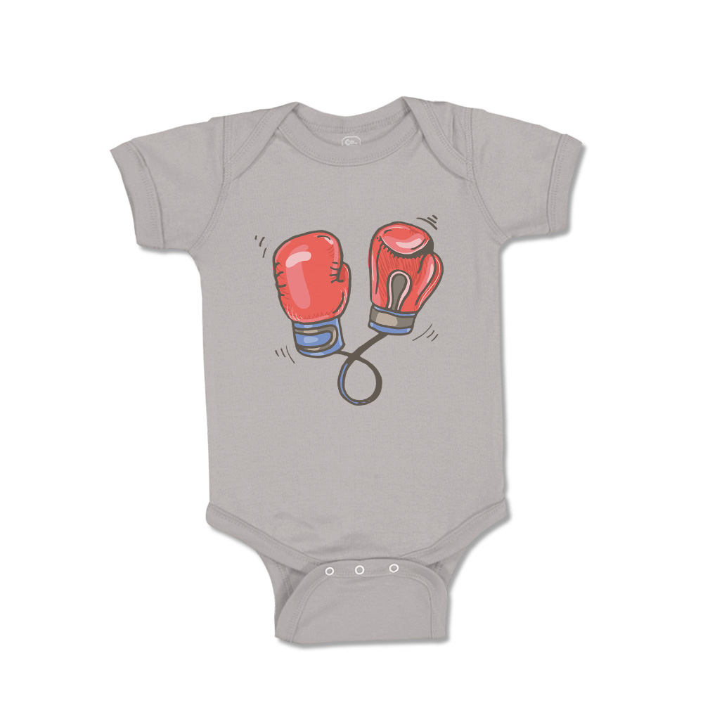 Baby Bodysuit Baby Bodysuit Boxing Gloves Sports Boxing Boy & Girl Baby ...