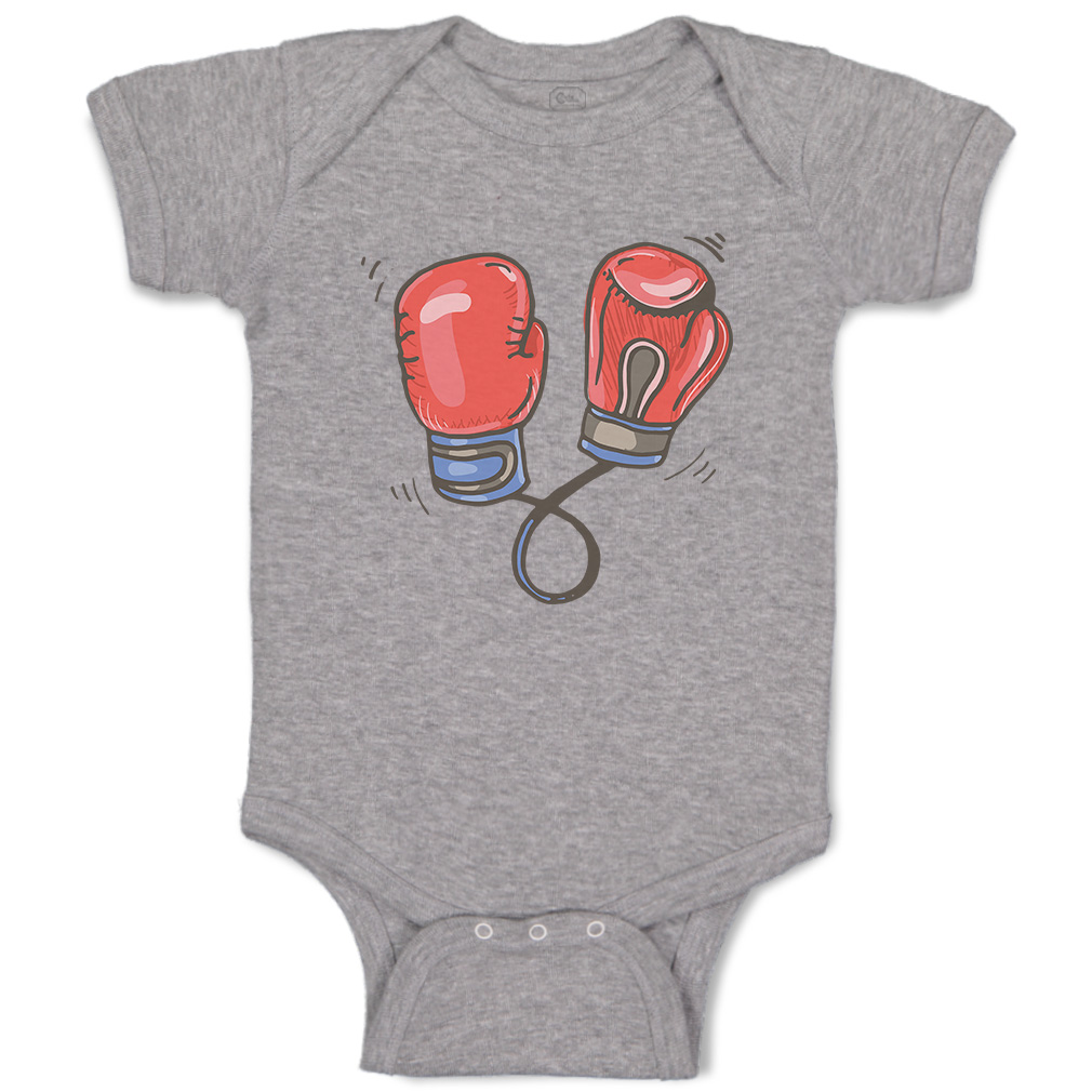 Baby Bodysuit Baby Bodysuit Boxing Gloves Sports Boxing Boy & Girl Baby ...