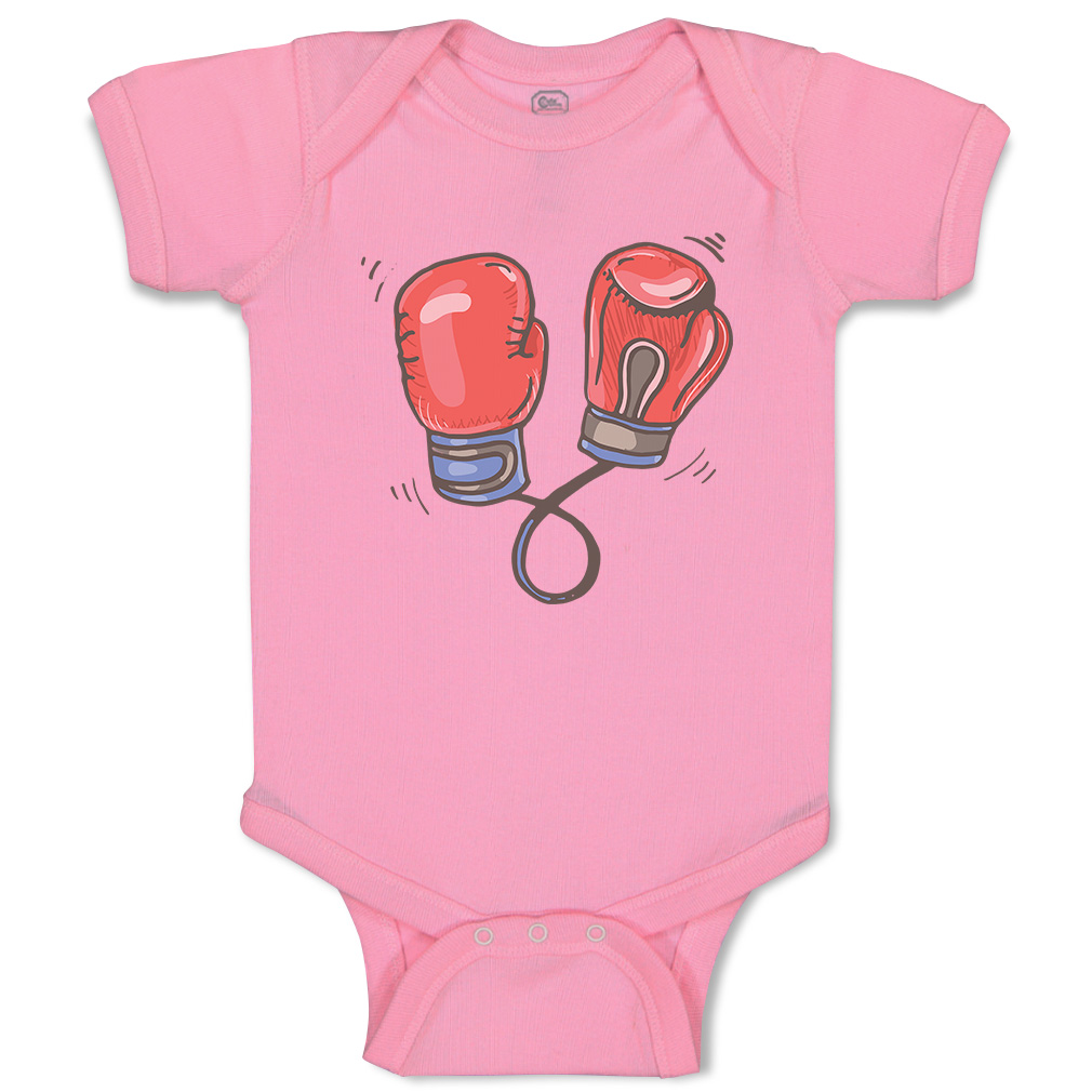 Baby Bodysuit Baby Bodysuit Boxing Gloves Sports Boxing Boy & Girl Baby ...